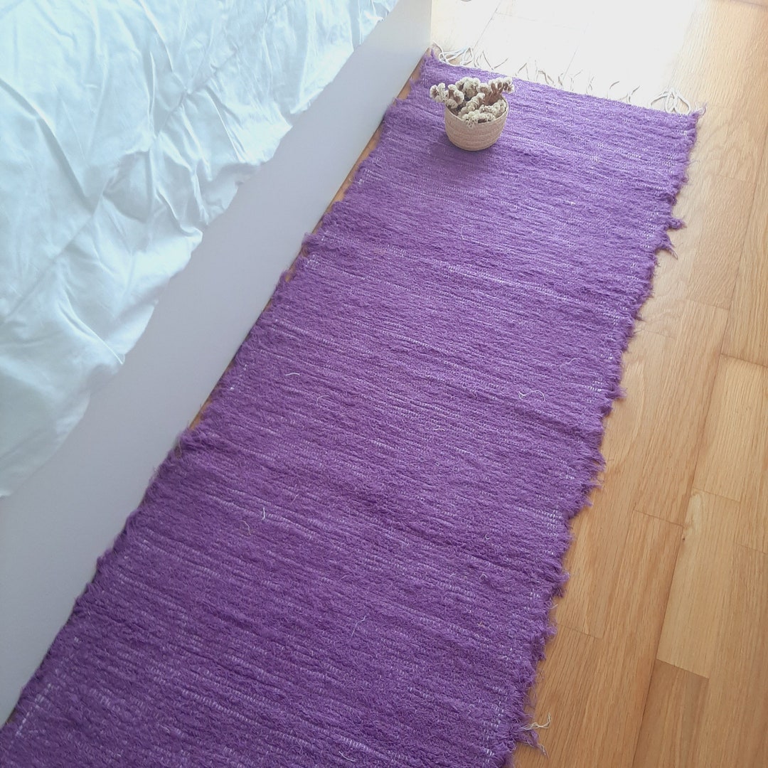 Long Runner Rug Purple 200cm / Kitchen Rug / Rug Runner / Floor Rug ...