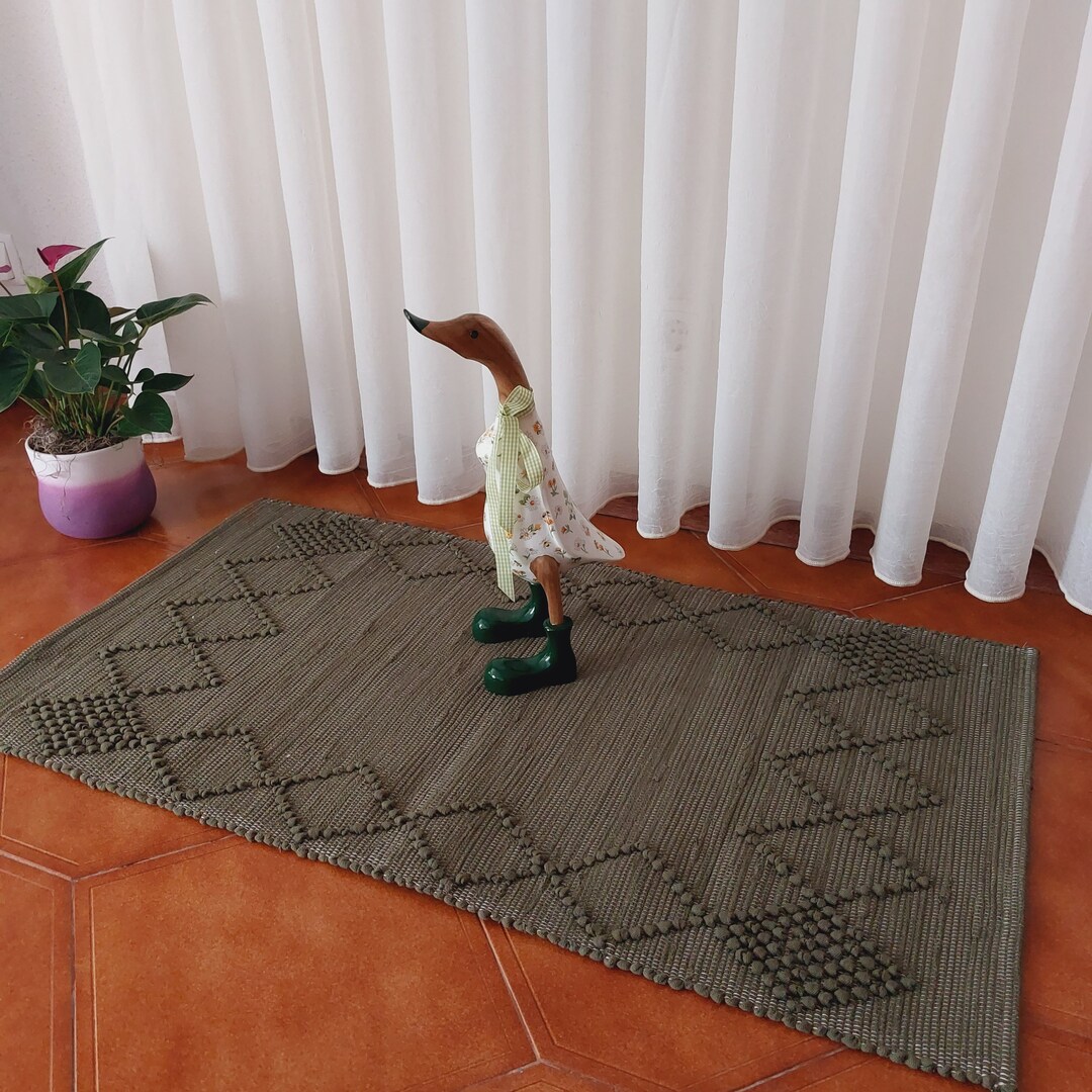 Small Green Rug / Rugs for Bedroom / Bathroom Rug / Rugs for Living ...