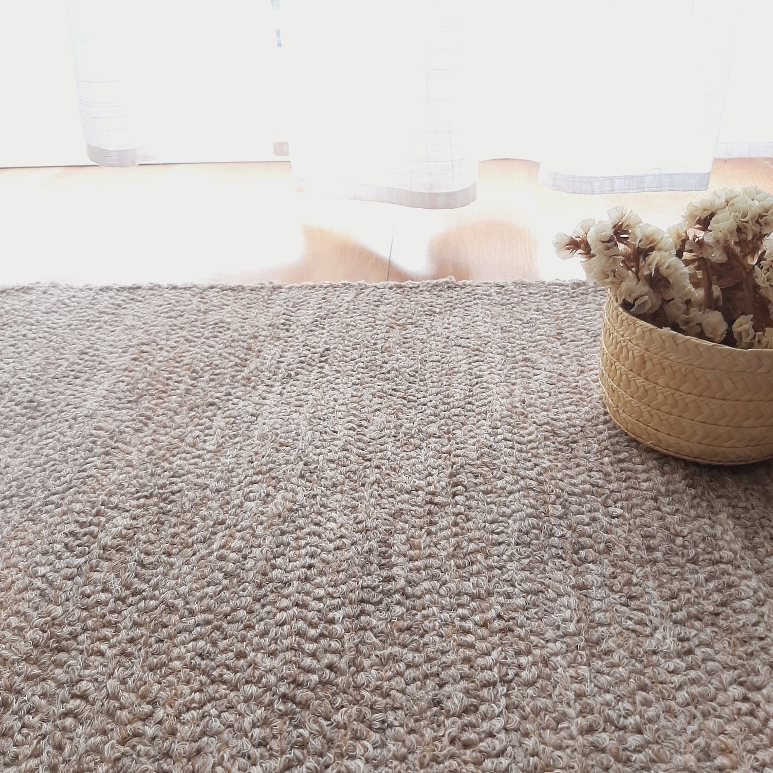 Small Light Brown Rug / Handmade Rug / Cotton Rug / Bathroom Rug ...