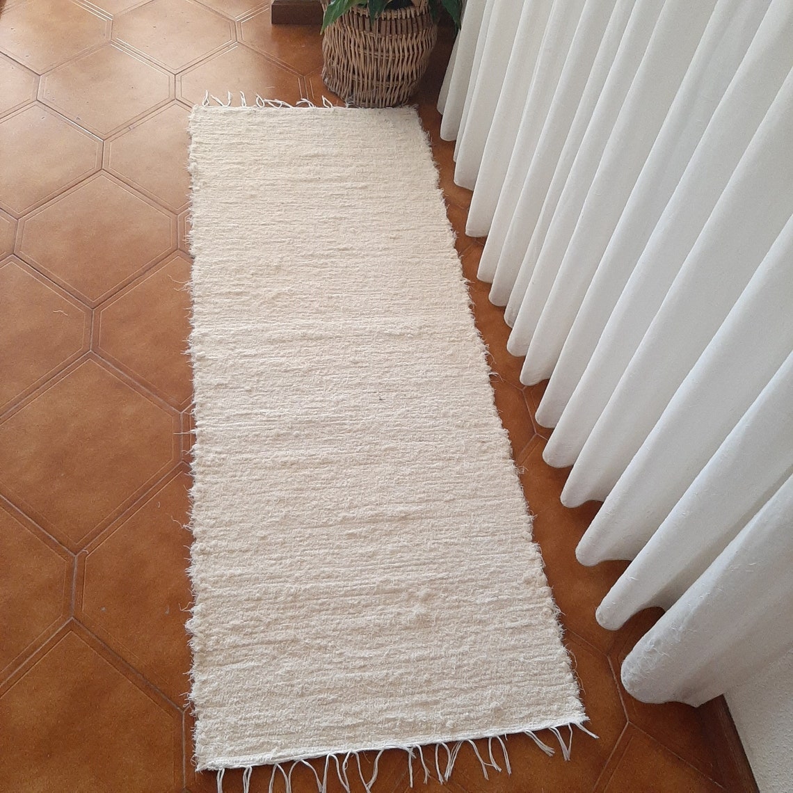 Long Runner 250cm / Cream Rug / Runner Rug / Rag Rug / Soft - Etsy