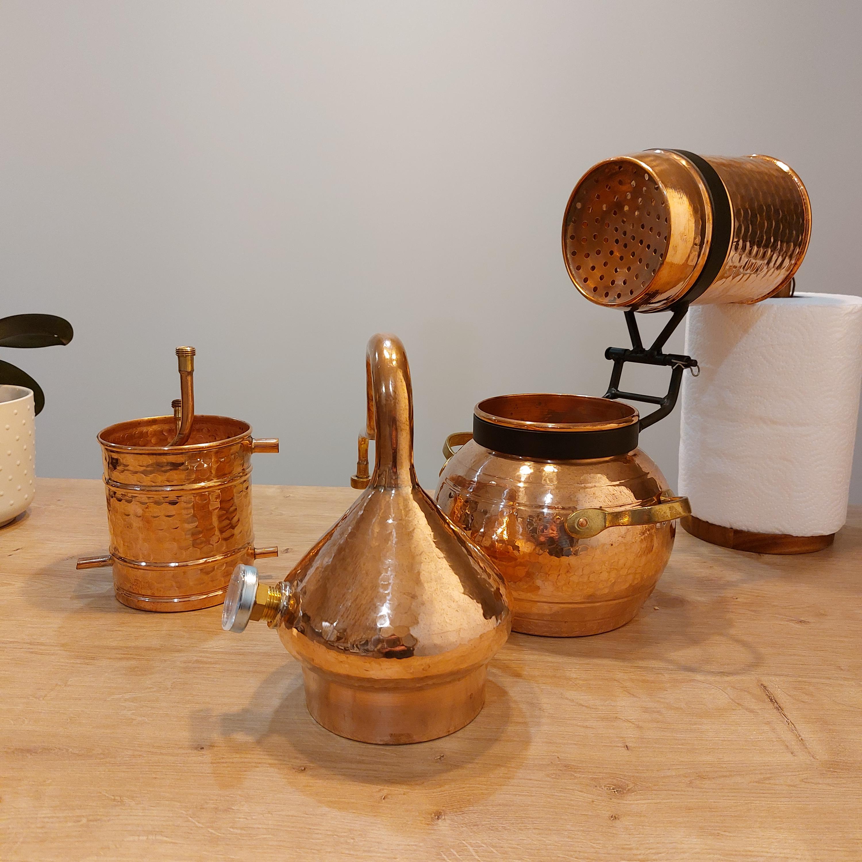 Column Alembic 3 L / Handmade Alembic / Copper Alembic Still / Alembic ...