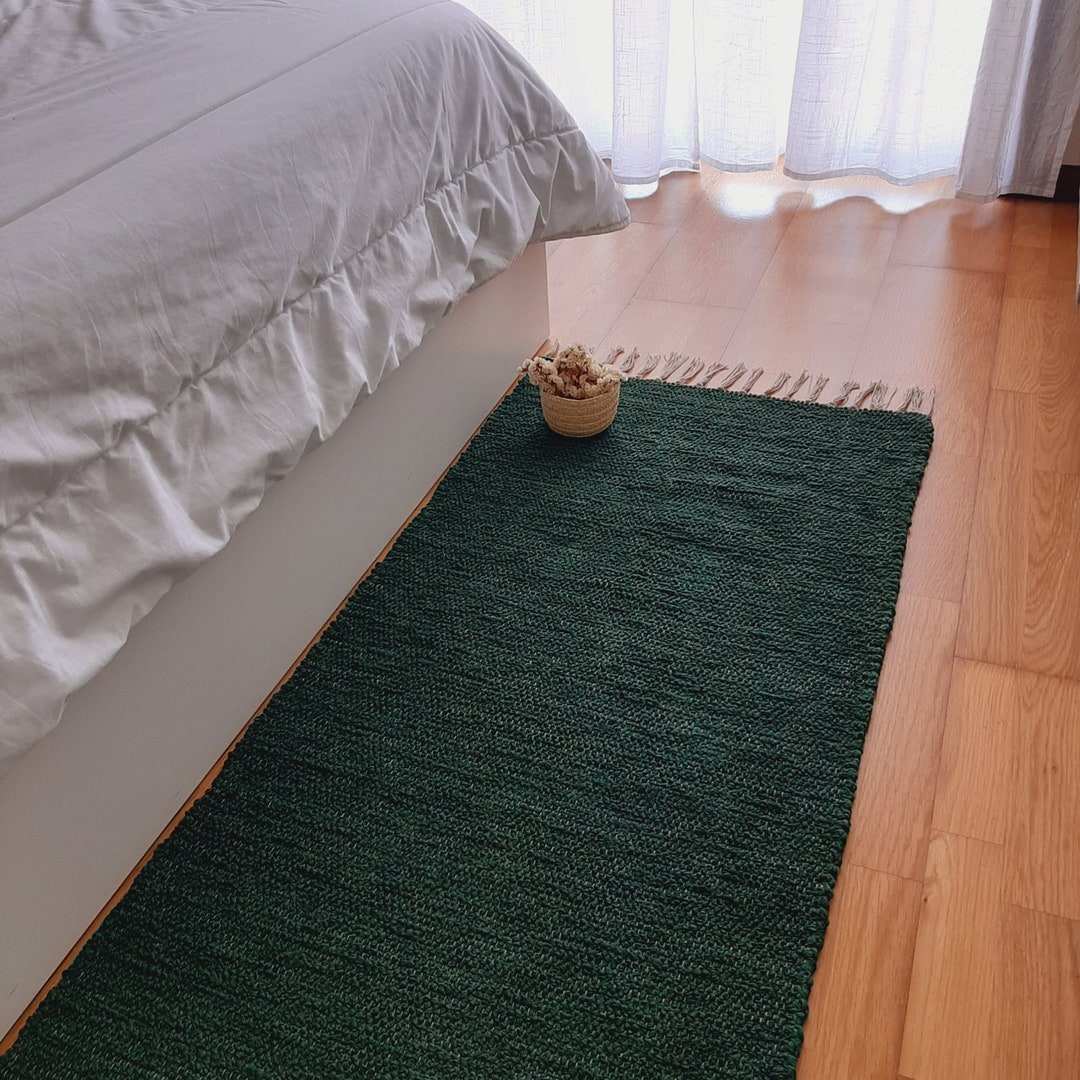 Runner Rug Dark Green 200cm / Kitchen Rug / Rug Runner / Floor Mat ...