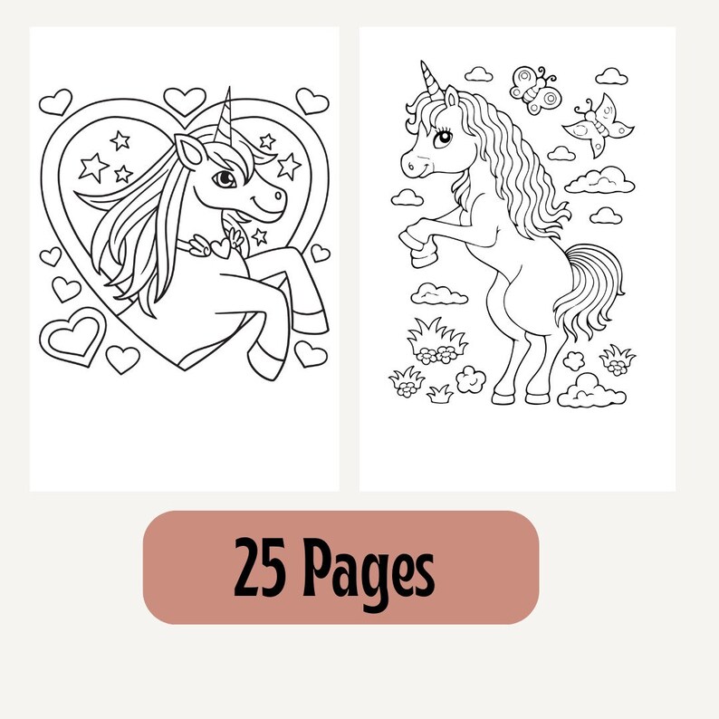 25 Unicorn Coloring Pages | Printable Unicorn Coloring Sheets for Kids ...