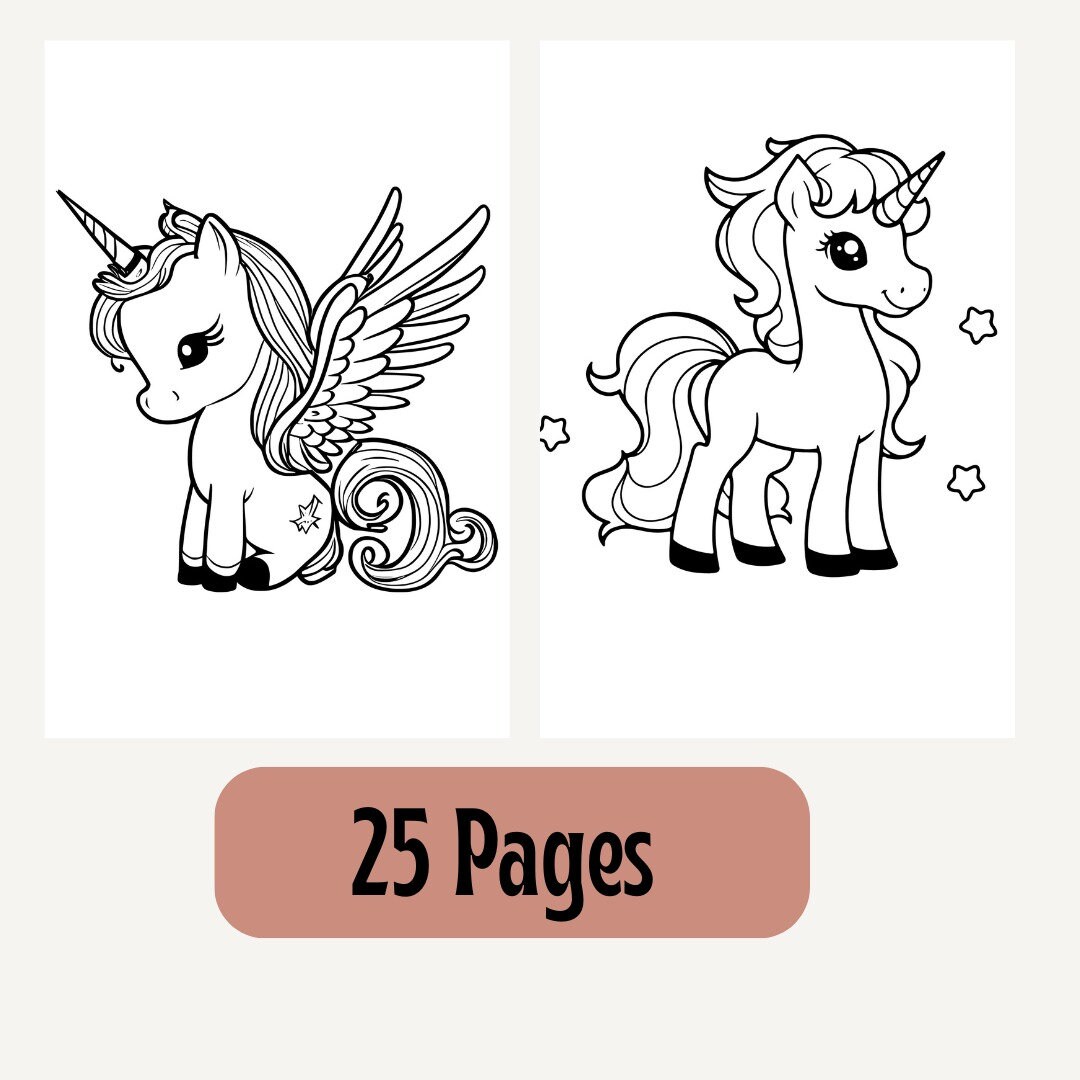 25 Unicorn Coloring Pages | Printable Unicorn Coloring Sheets for Kids ...