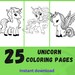 25 Unicorn Coloring Pages | Printable Unicorn Coloring Sheets for Kids ...
