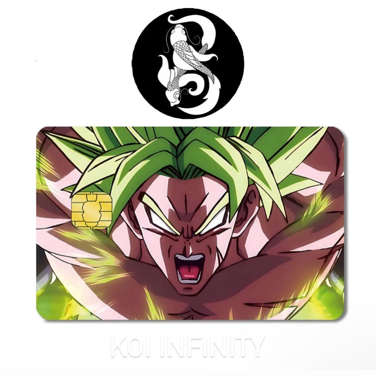Broly Dragon Ball Z Credit Card Sticker - Etsy