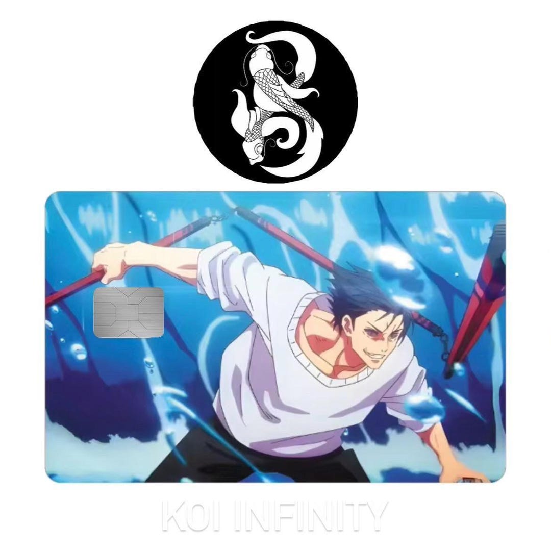 Toji Gojo Jujutsu Kaisen JJK Anime Credit Card Sticker - Etsy