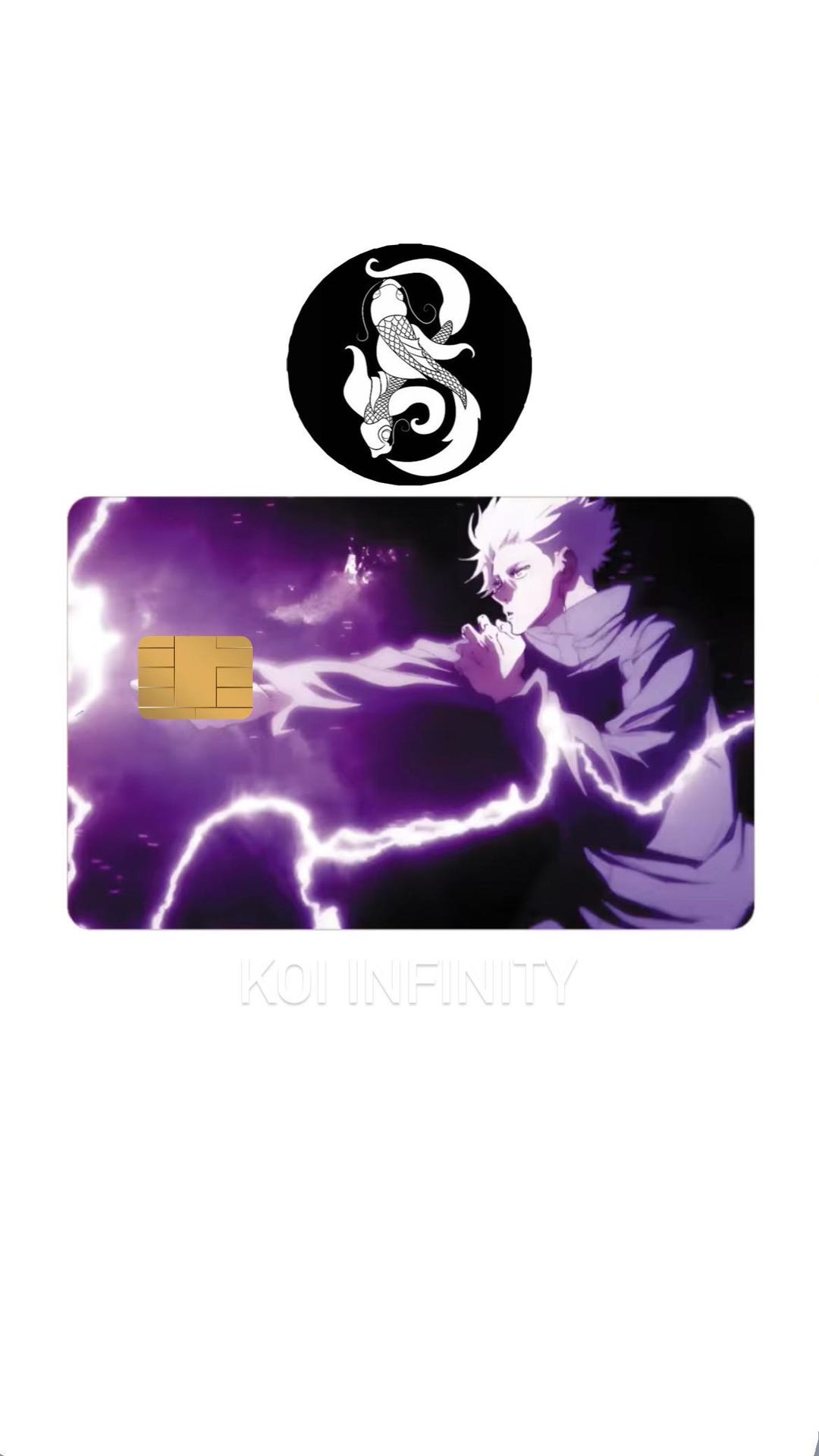 Gojo Jujutsu Kaisen Anime JJK Credit Card Sticker - Etsy