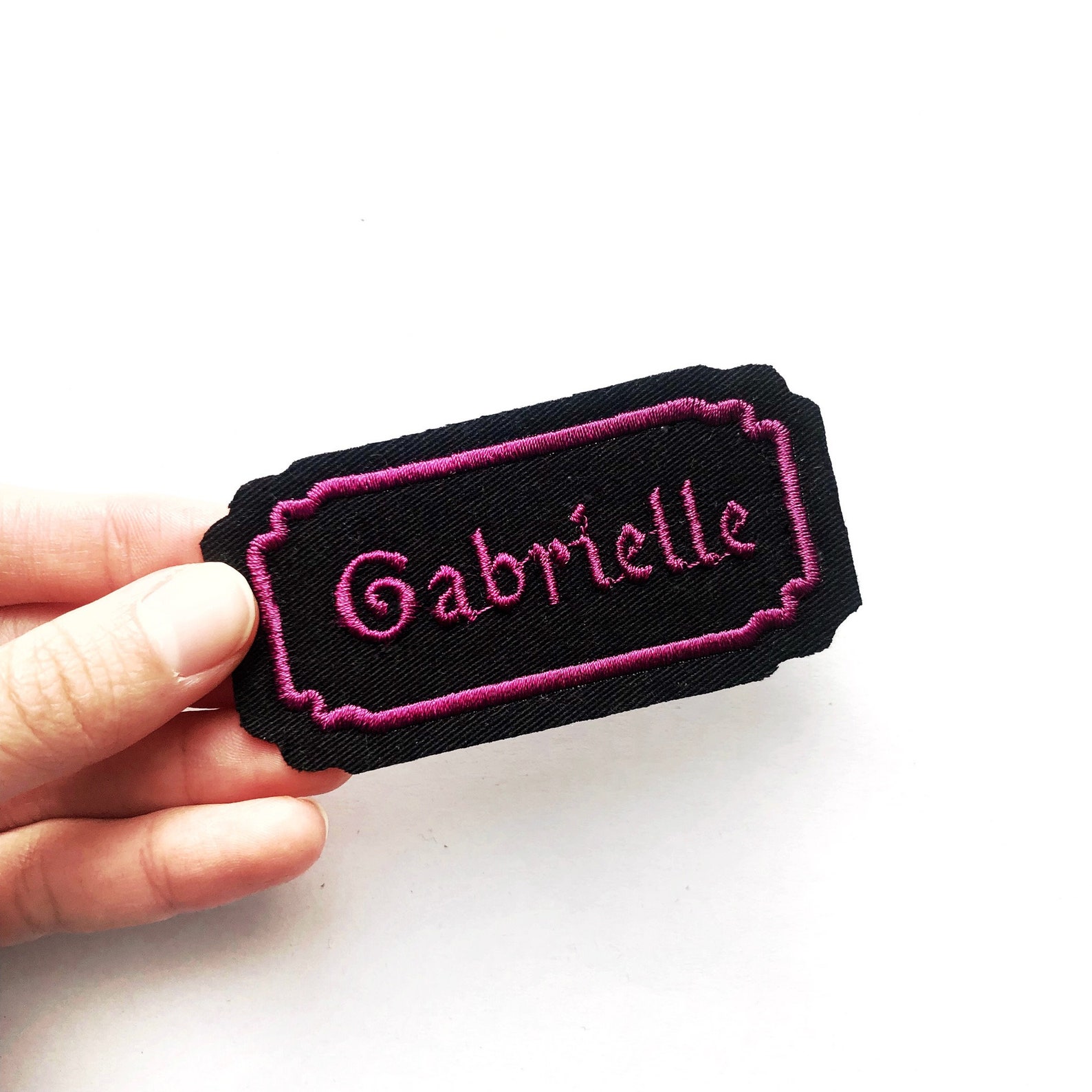 Votre étiquette de nom patch brodé nom personnalisé fer | Etsy