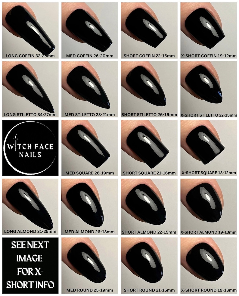 Evil Eye Press on Nails, Black French Tips, Protection, Pagan, Magic ...