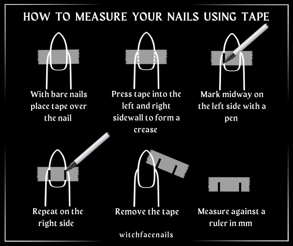 Press on Nails, Gothic Press Ons, Witchy Press Ons, Pagan, Pentagram ...
