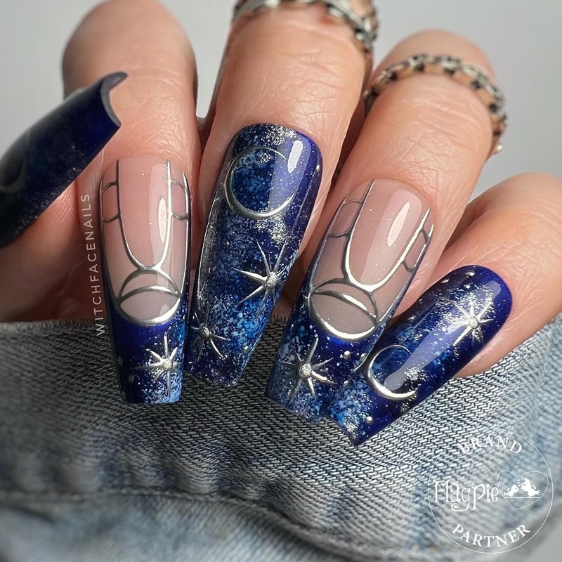 Celestial Nails - Etsy