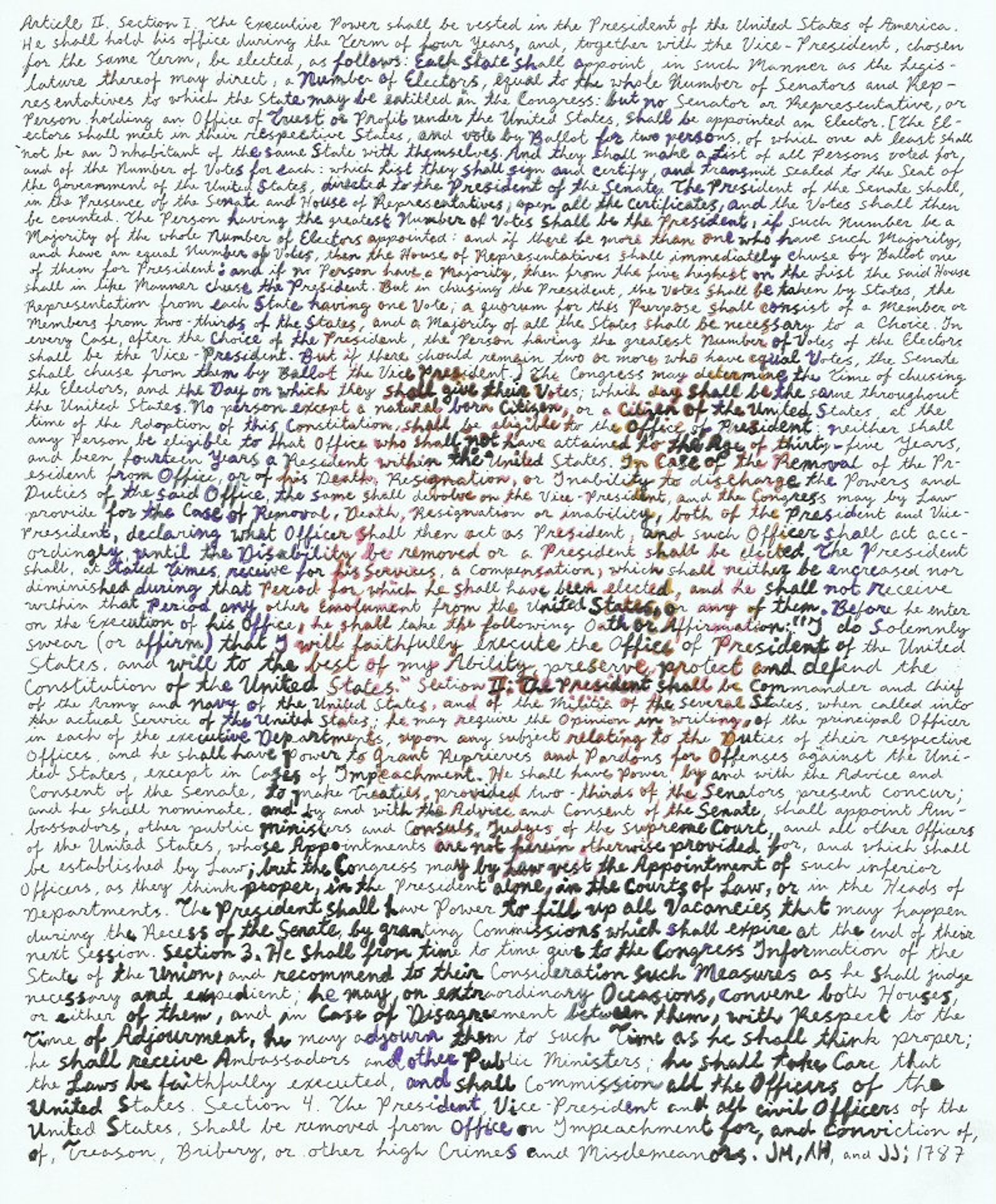 Presidential Portraits with Second Amendment of the US | Etsy