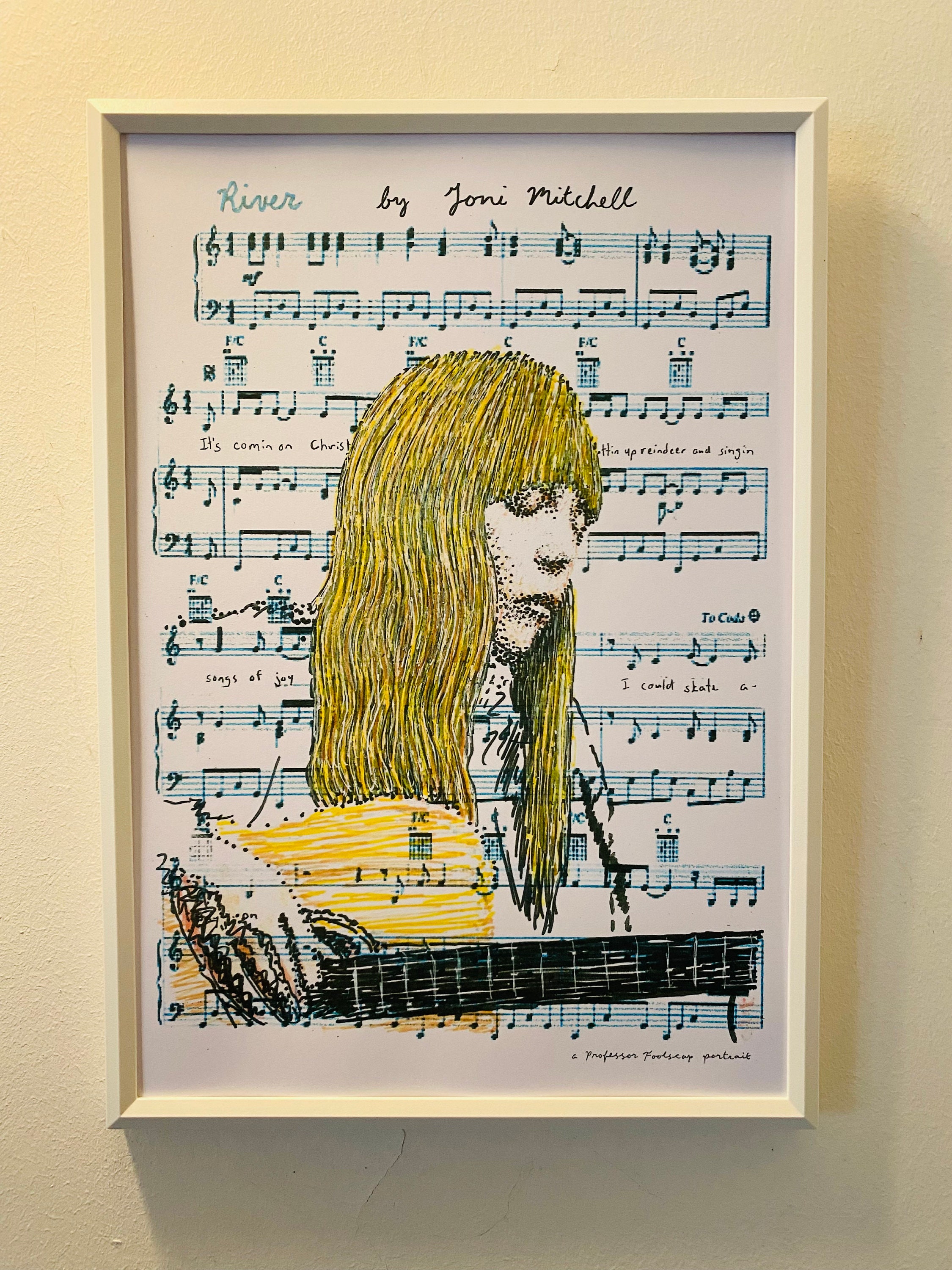 Joni Mitchell, an Illustrated Portrait of the Brilliant Singer ...
