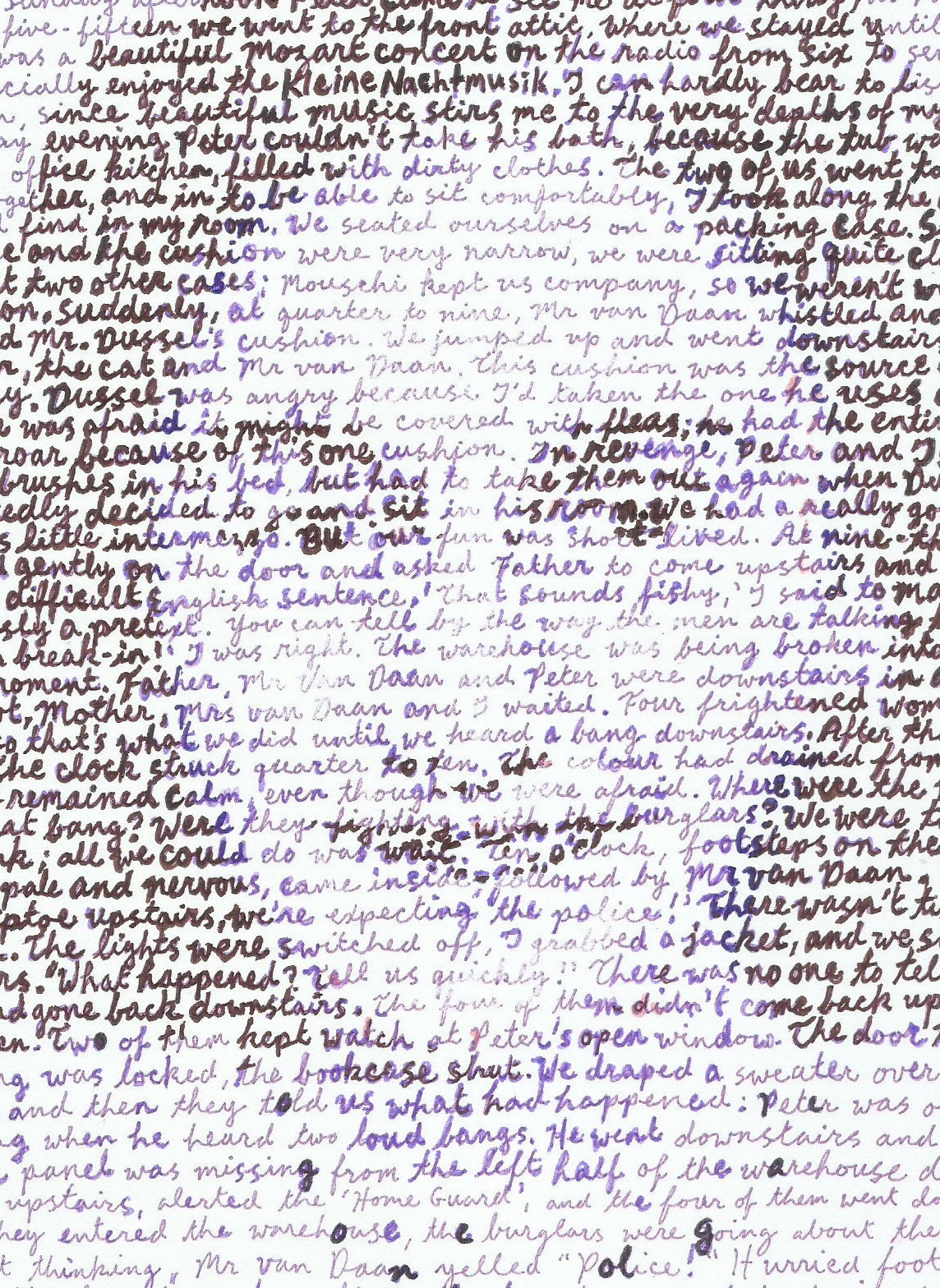 Anne Frank, a Portrait of the Famous Jewish Writer, in Her Own Words ...