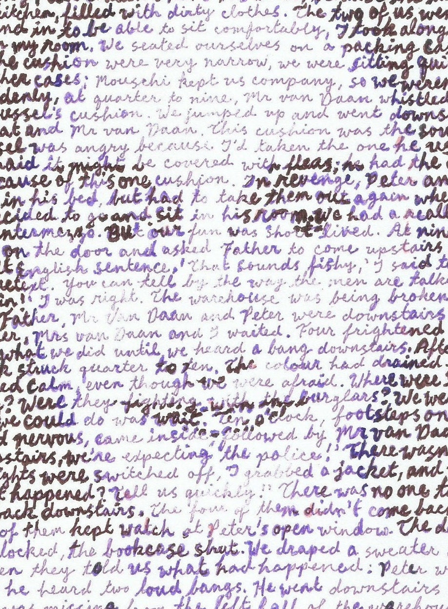 Anne Frank, a Portrait of the Famous Jewish Writer, in Her Own Words ...