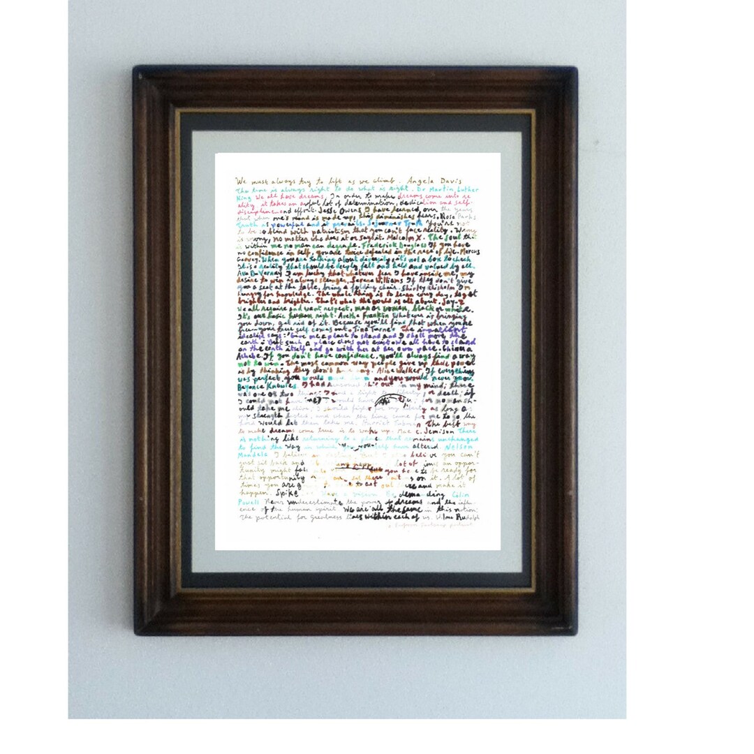Angela Davis Poster, a Portrait of the Activist, Social Philosopher and ...