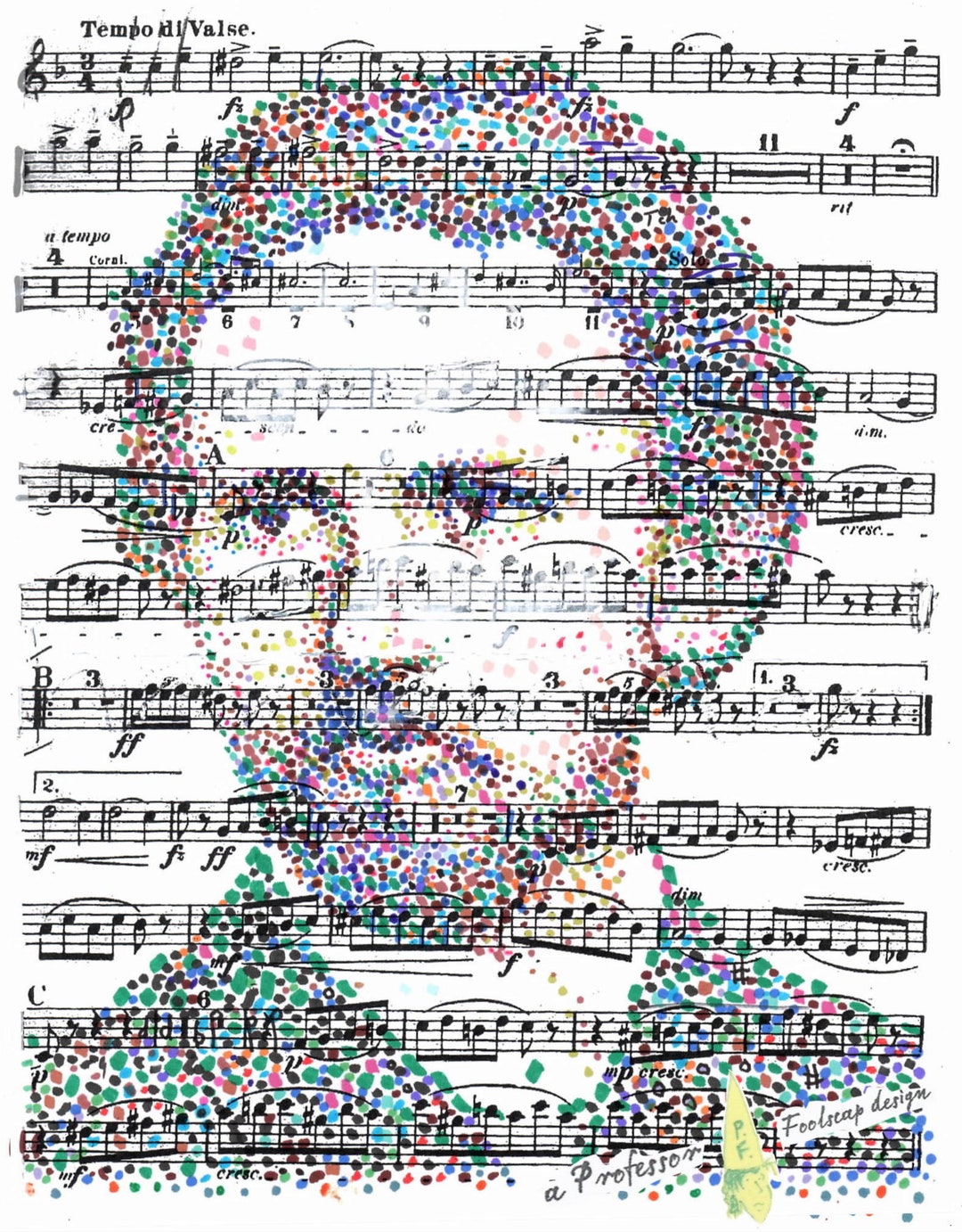 Tchaikovsky Poster, a Handmade Portrait of the Great Composer Pyotr ...