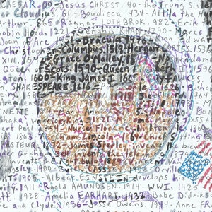 Neil Armstrong Moon Landing Poster, an Illustration of the Famous ...