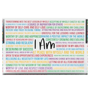 Inspirational Affirmation Plaque, Words of Encouragement, Daily Affirmations Decor, Motivational ...