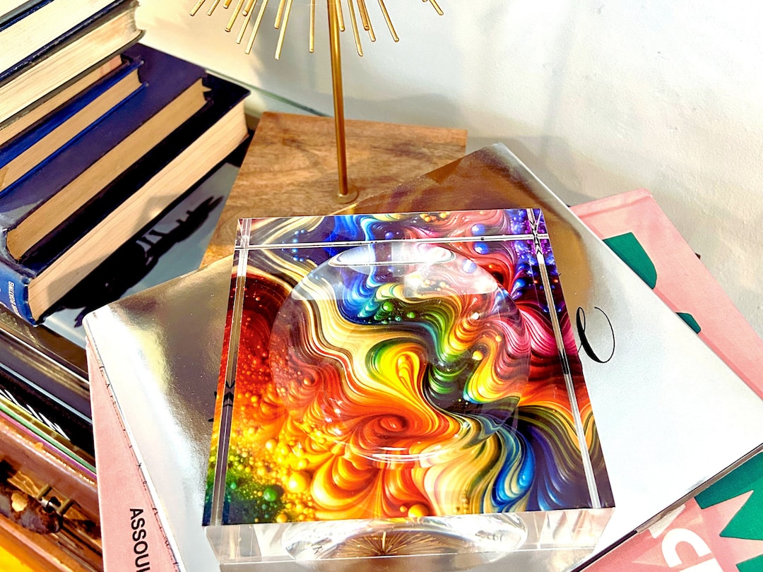 Premium Acrylic Candy Dish, LGBTQ Rainbow Pride Decor, Progress Pride ...