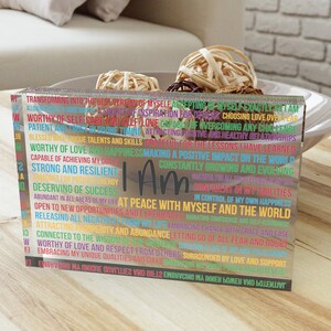 Inspirational Affirmation Plaque, Words of Encouragement, Daily ...