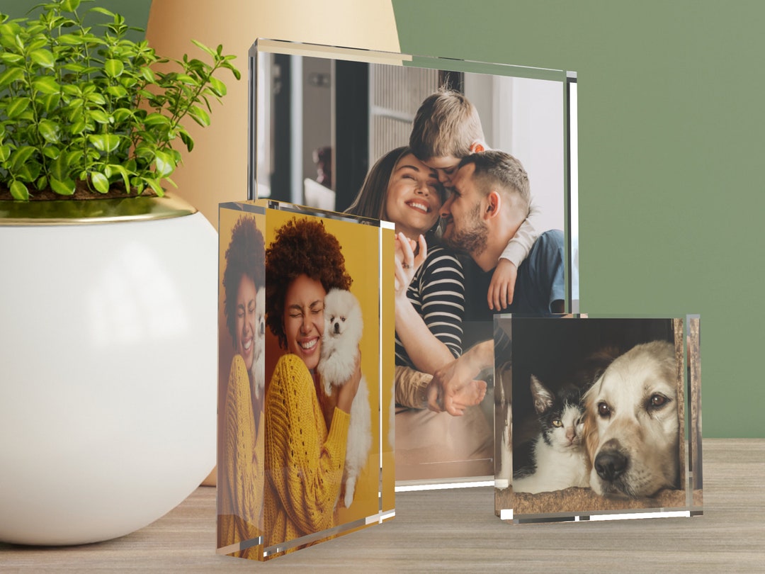 Custom Acrylic Photo Block Personalized Photo Gift Free - Etsy