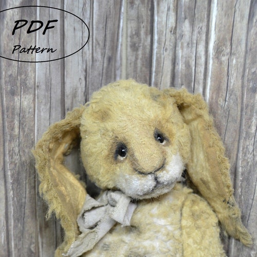 PDF Pattern Donkey Eddy Soft Toy Craft Kit Teddy Stuffed - Etsy
