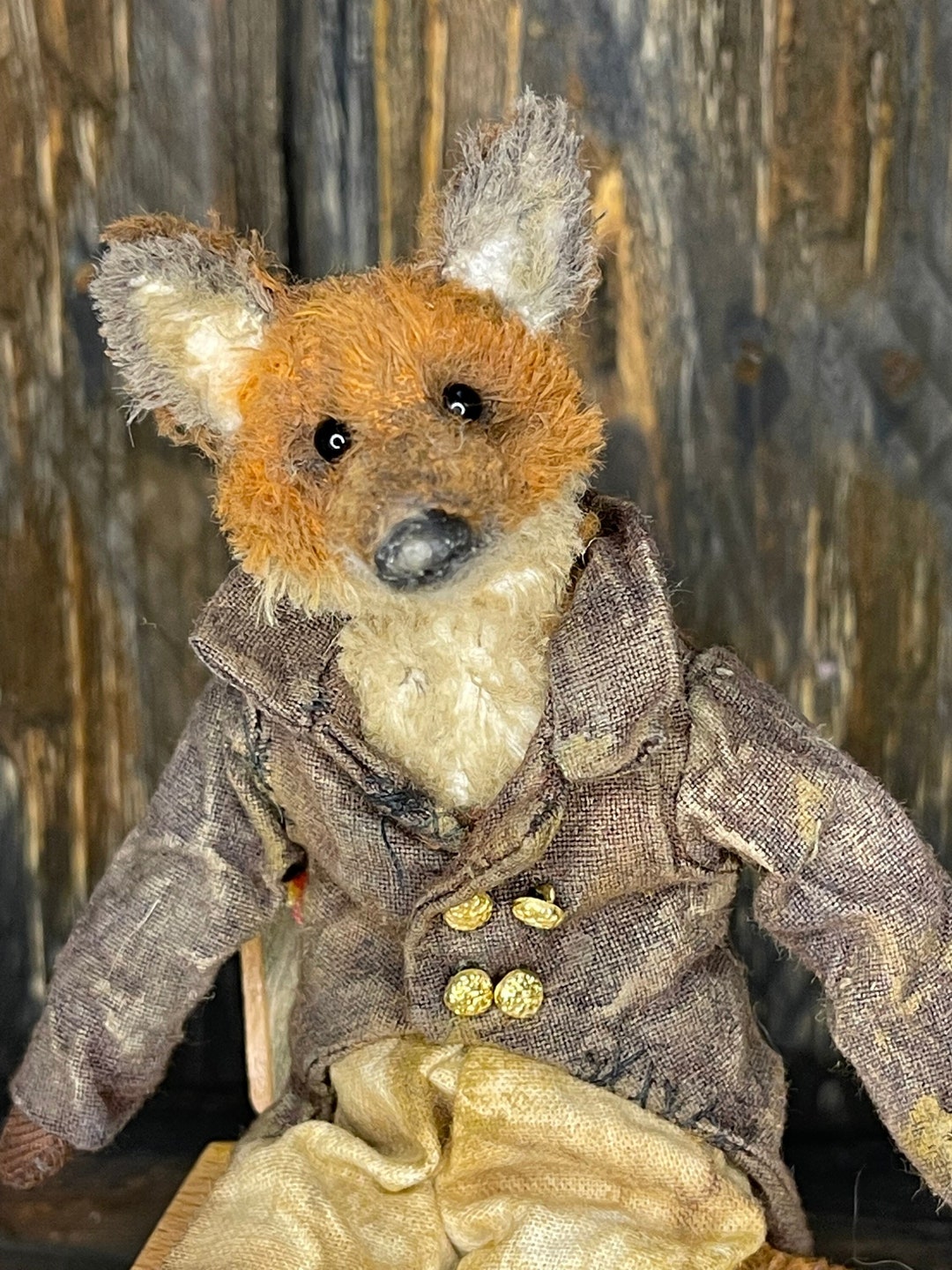 PDF Pattern Fox Franky, Artist Teddy Bear Vintage Bearparadise - Etsy