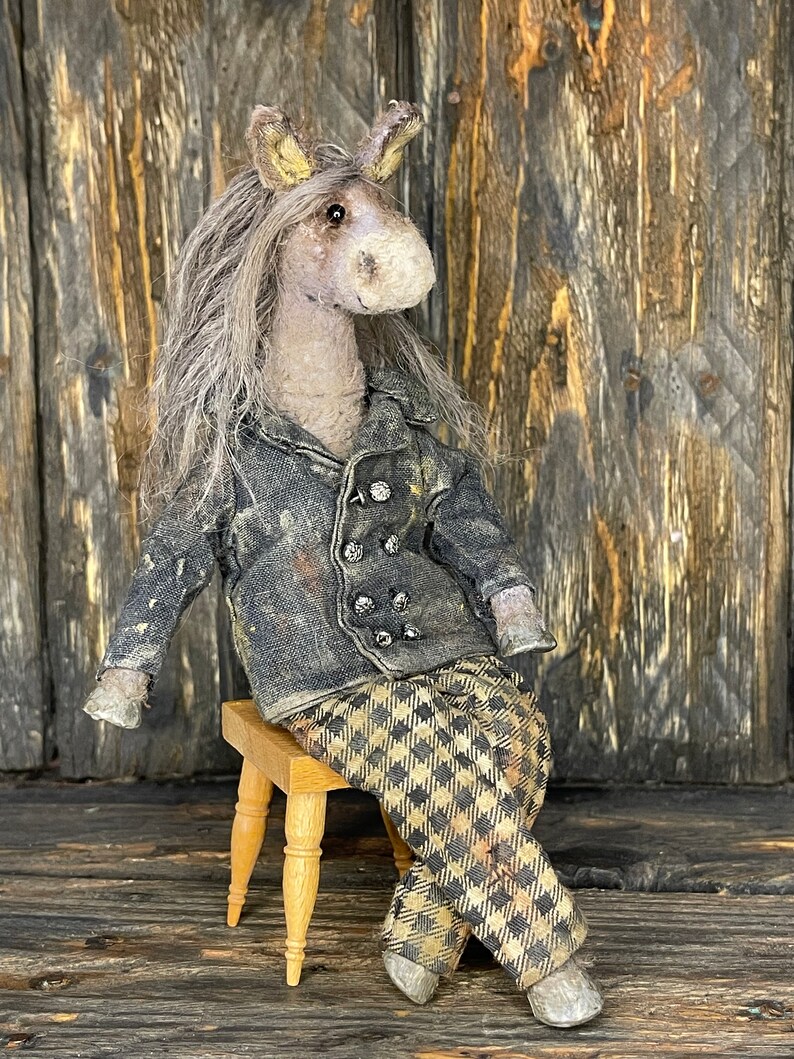 PDF Pattern Horse Grayson Artist Teddy Bear Vintage - Etsy