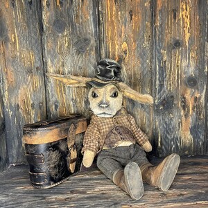 Rabbit Clay, Artist Teddybear, Handmade Creations by Bearparadise - Etsy