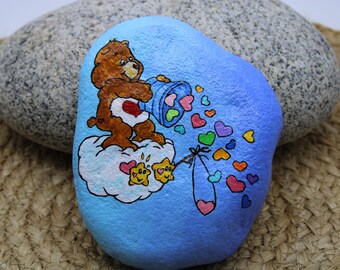 Painted Rock Bear - Etsy