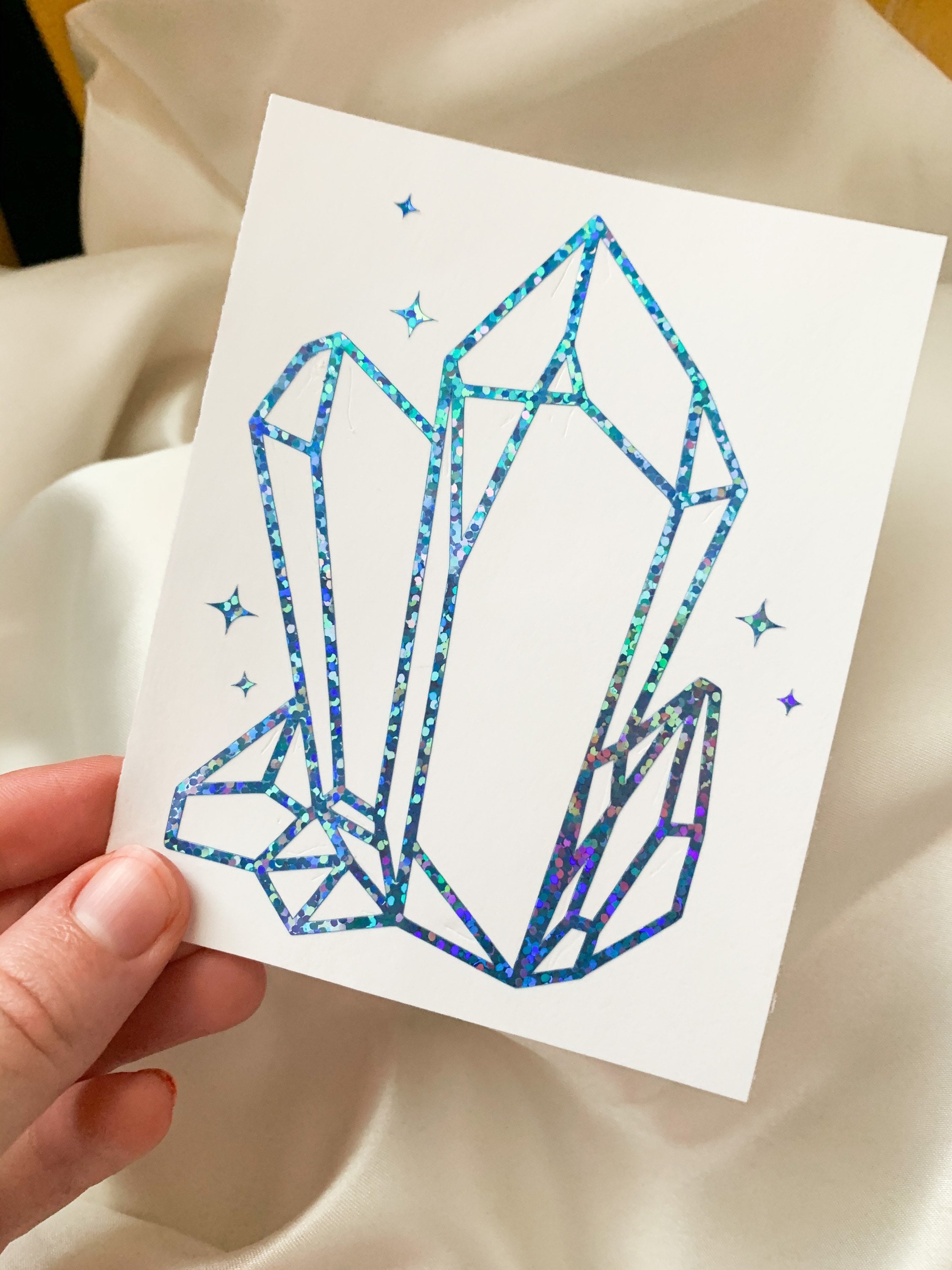 Holographic Crystal Decal / Crystal Sticker /holo Decal / Car - Etsy