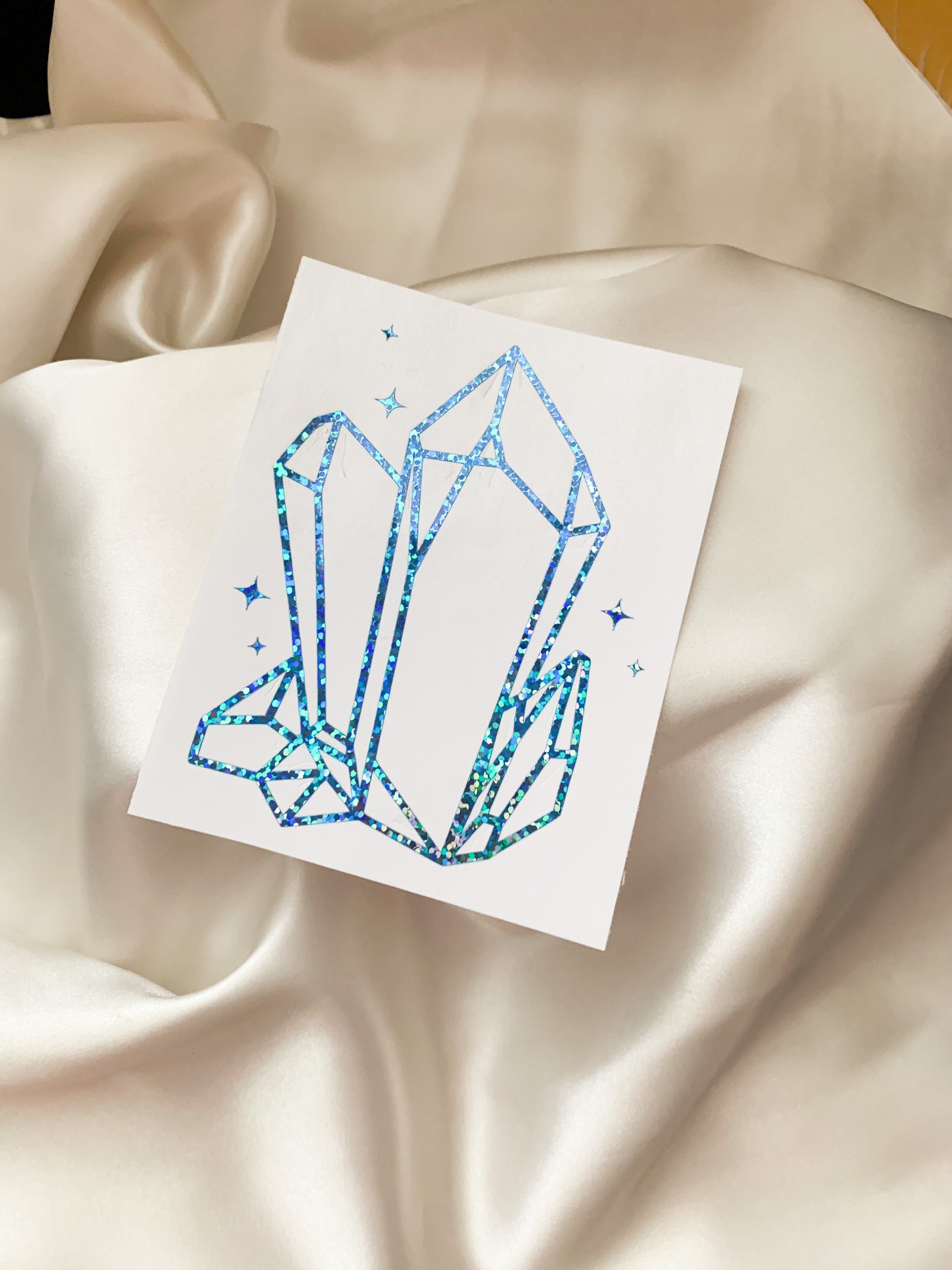 Holographic Crystal Decal / Crystal Sticker /holo Decal / Car - Etsy