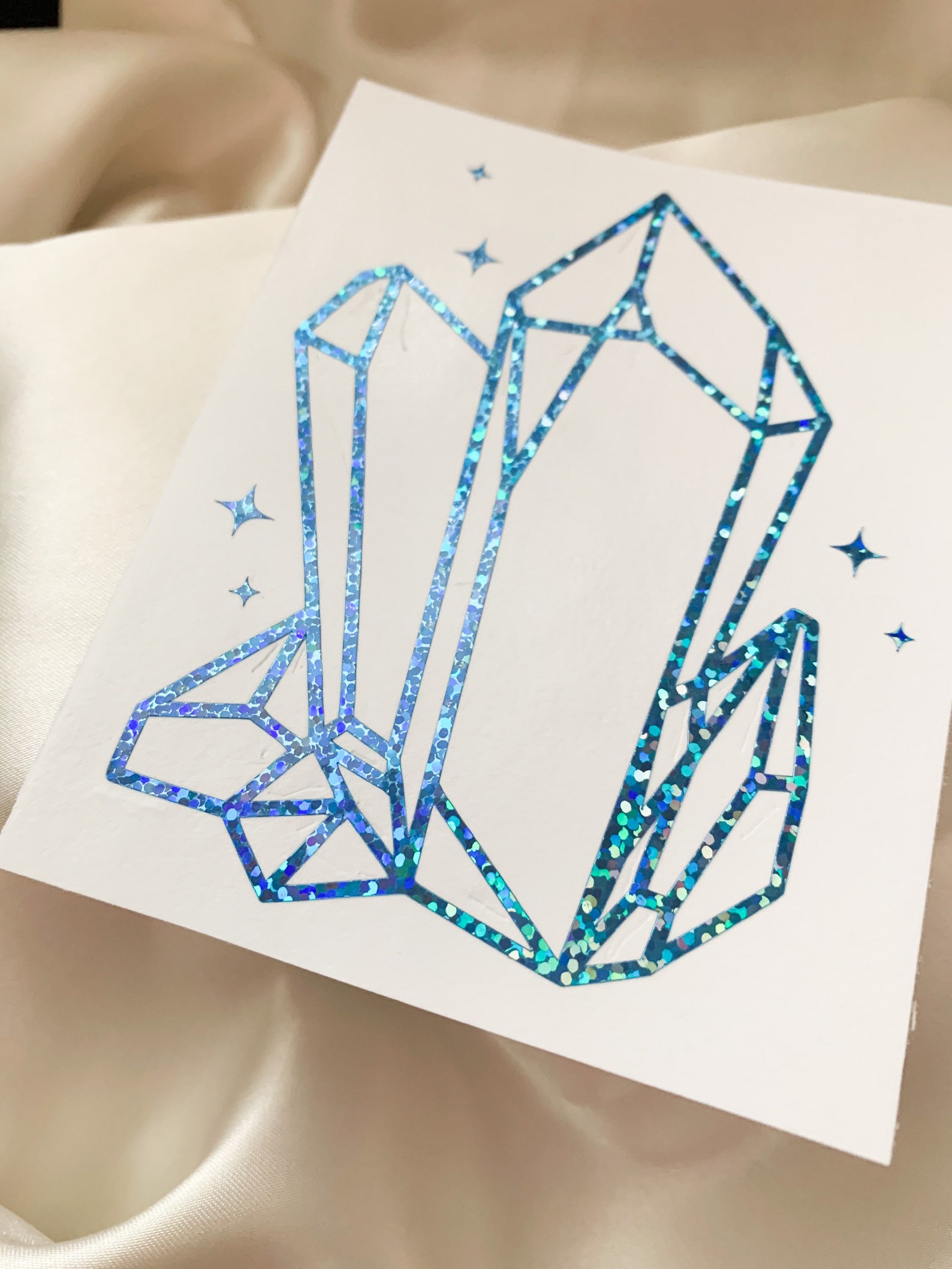 Holographic Crystal Decal / Crystal Sticker /holo Decal / Car - Etsy