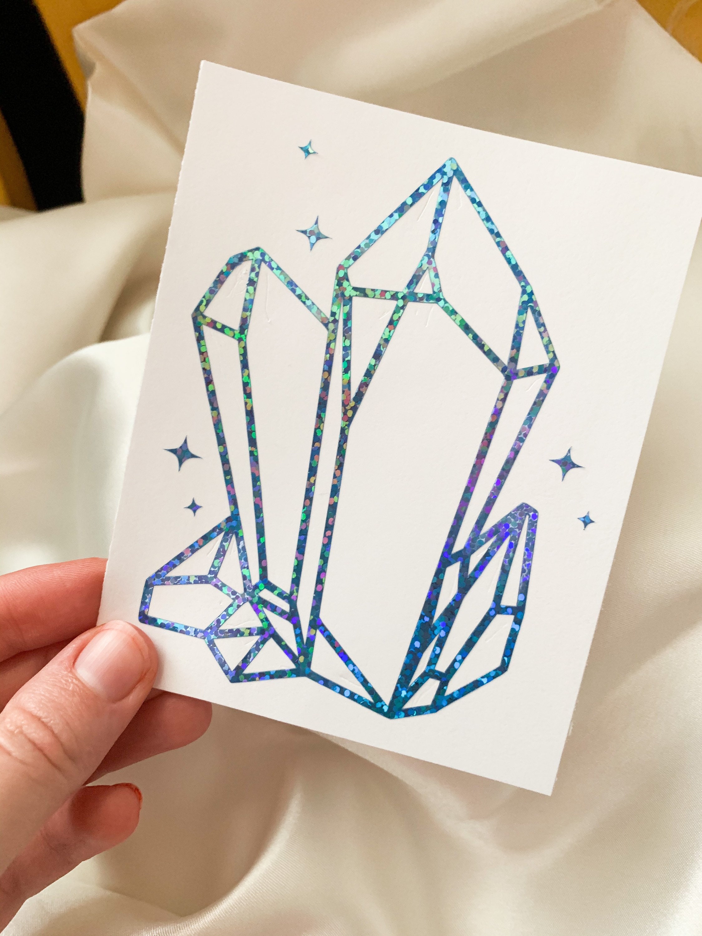 Holographic Crystal Decal / Crystal Sticker /holo Decal / Car - Etsy