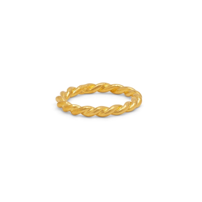 Gold Twisted Ring - Etsy