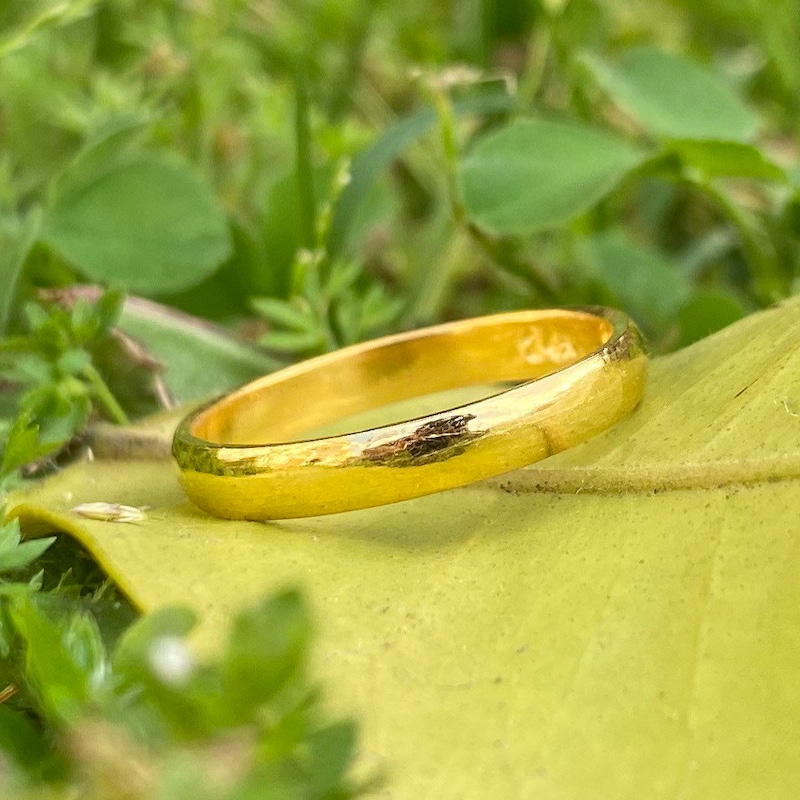 24k Gold Ring - Etsy