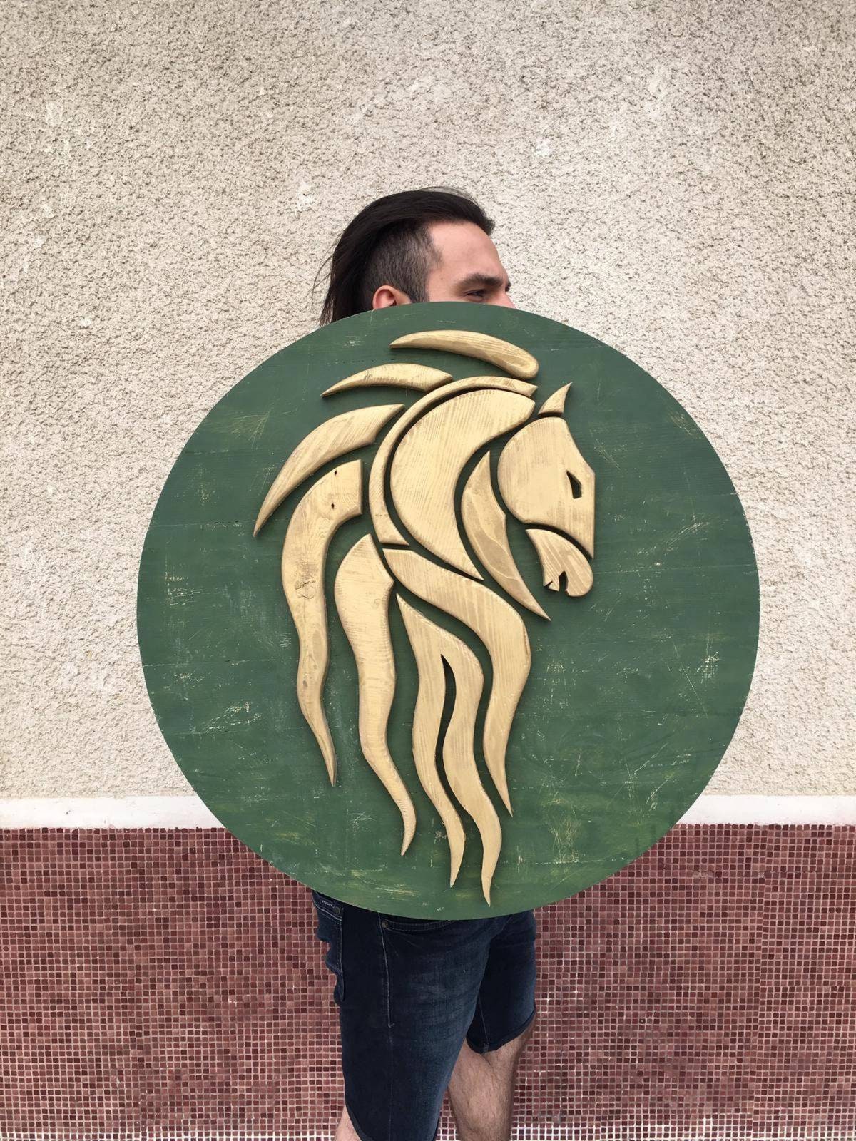 Rohan Shield from LOTR | Etsy