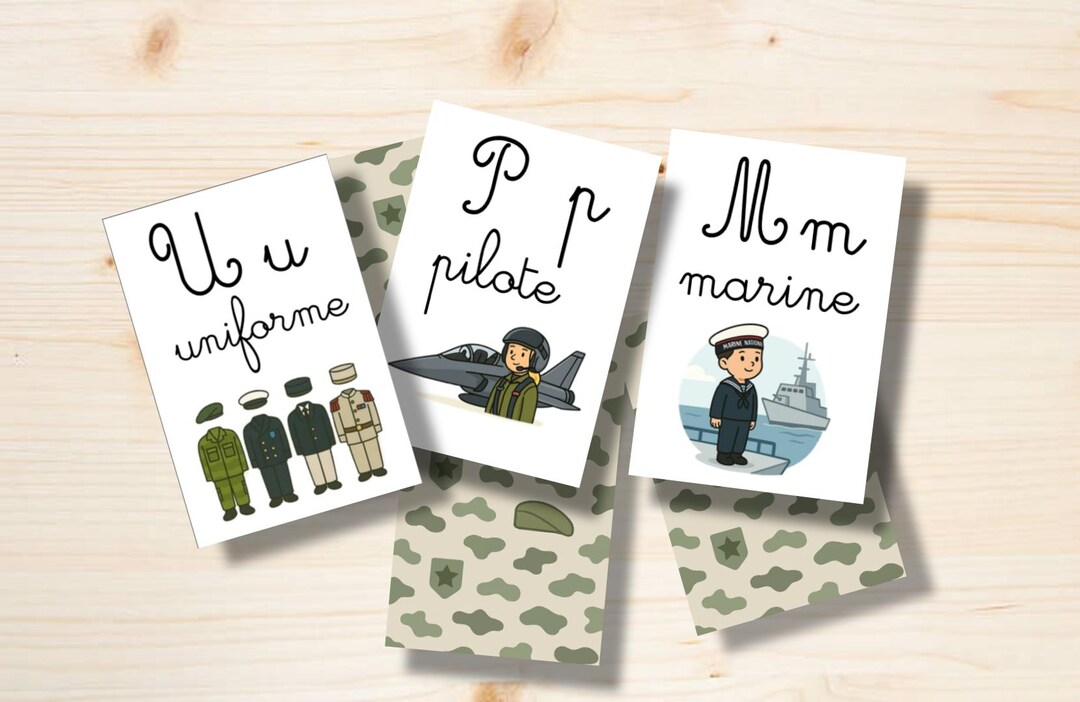 Illustrated Military ABC – Printable PDF File - Etsy