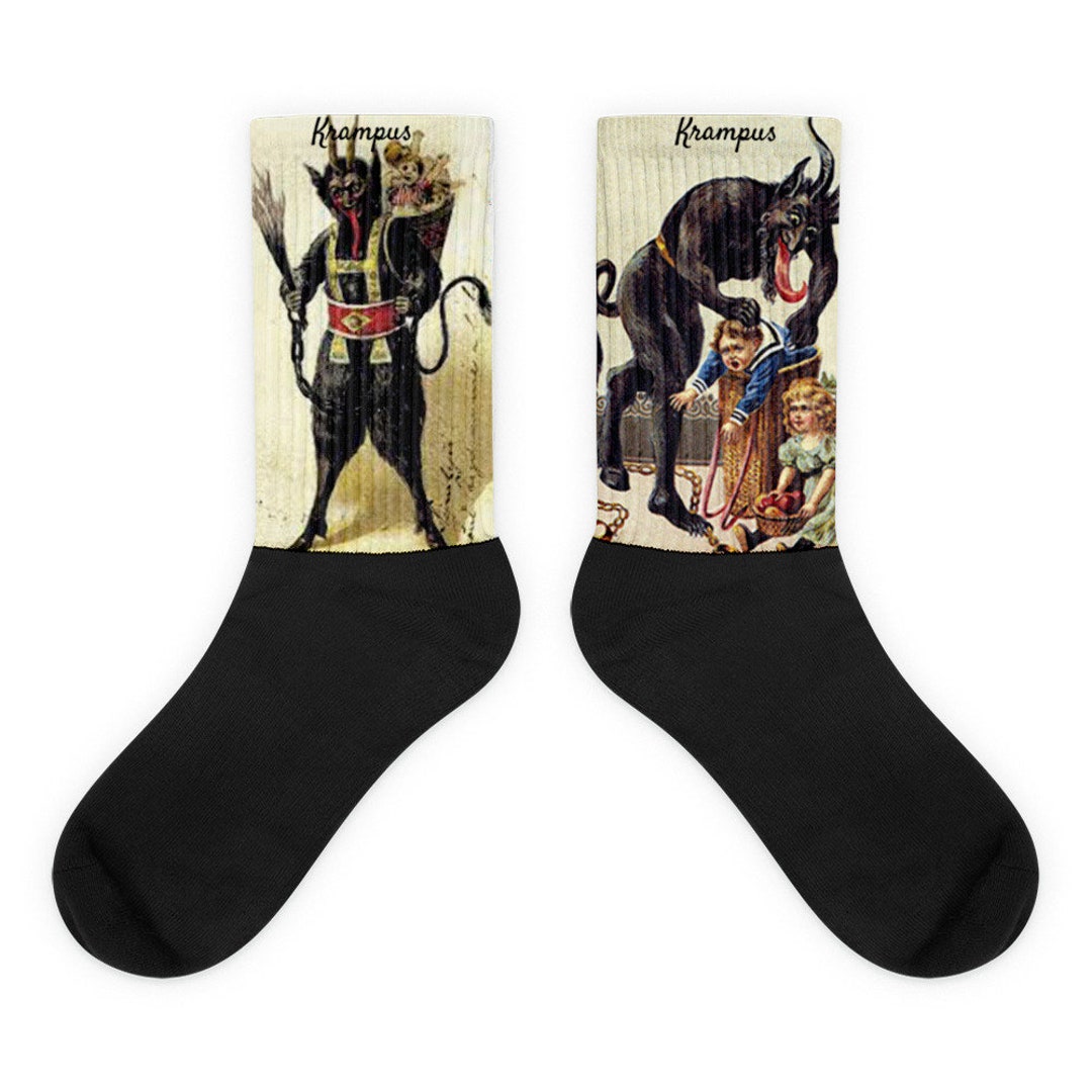 Krampus Socks - Etsy