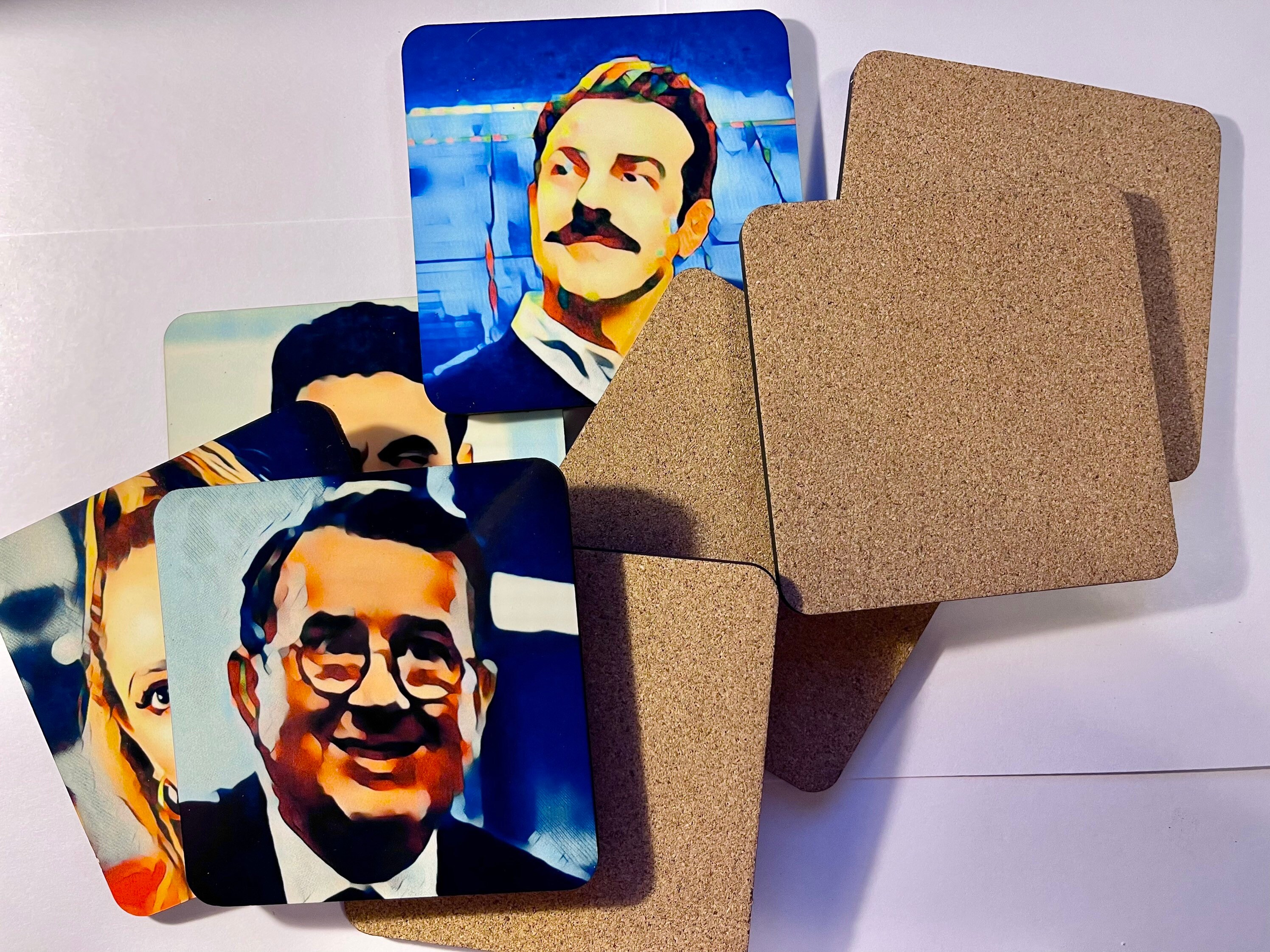 Ted Lasso Set of 8 Coasters - Etsy