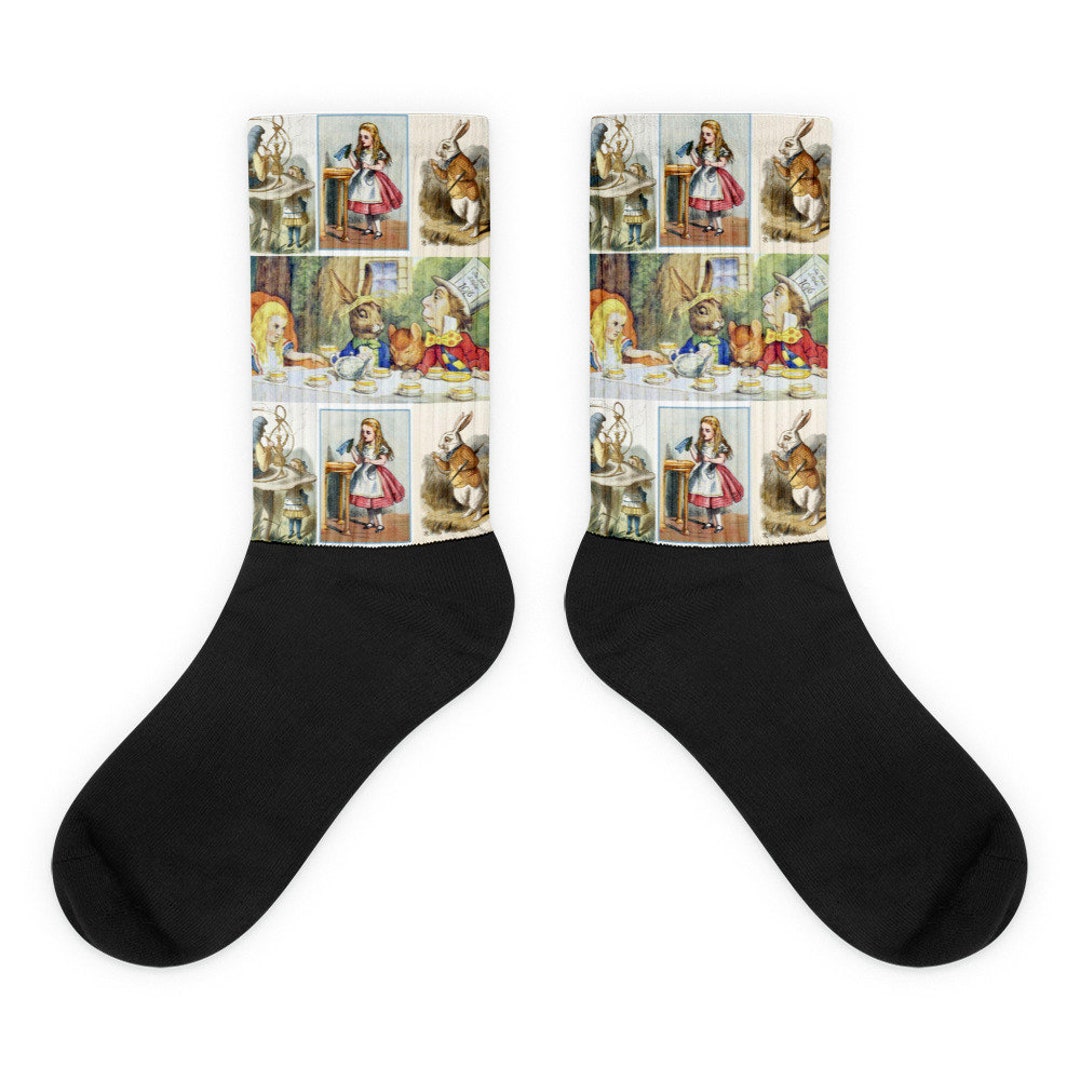 Alice in Wonderland Socks - Etsy