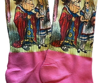 Alice in Wonderland Socks - Etsy