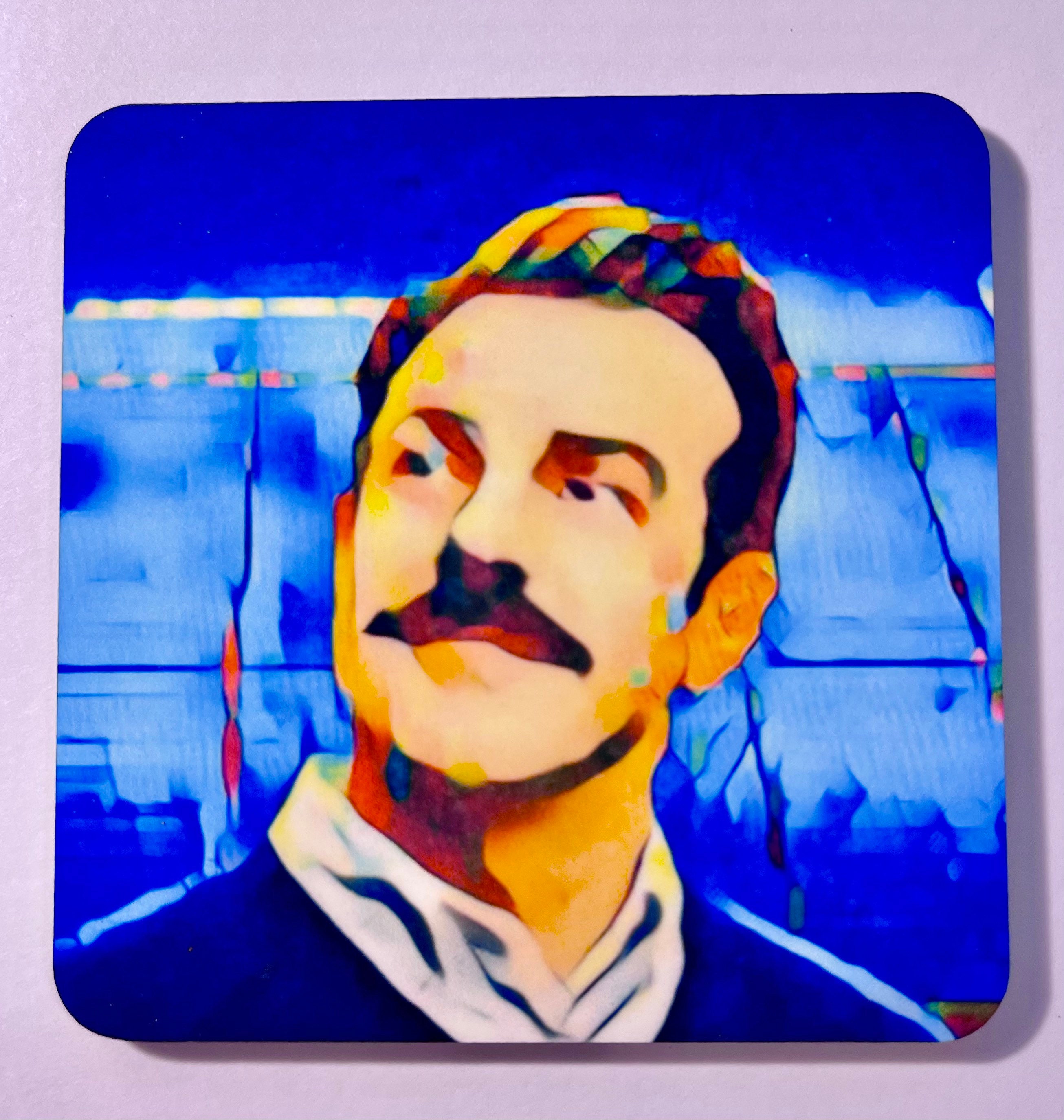 Ted Lasso Set of 8 Coasters - Etsy
