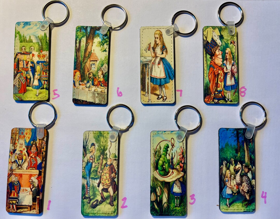 Alice in Wonderland- Collection #1- Keychain - Etsy