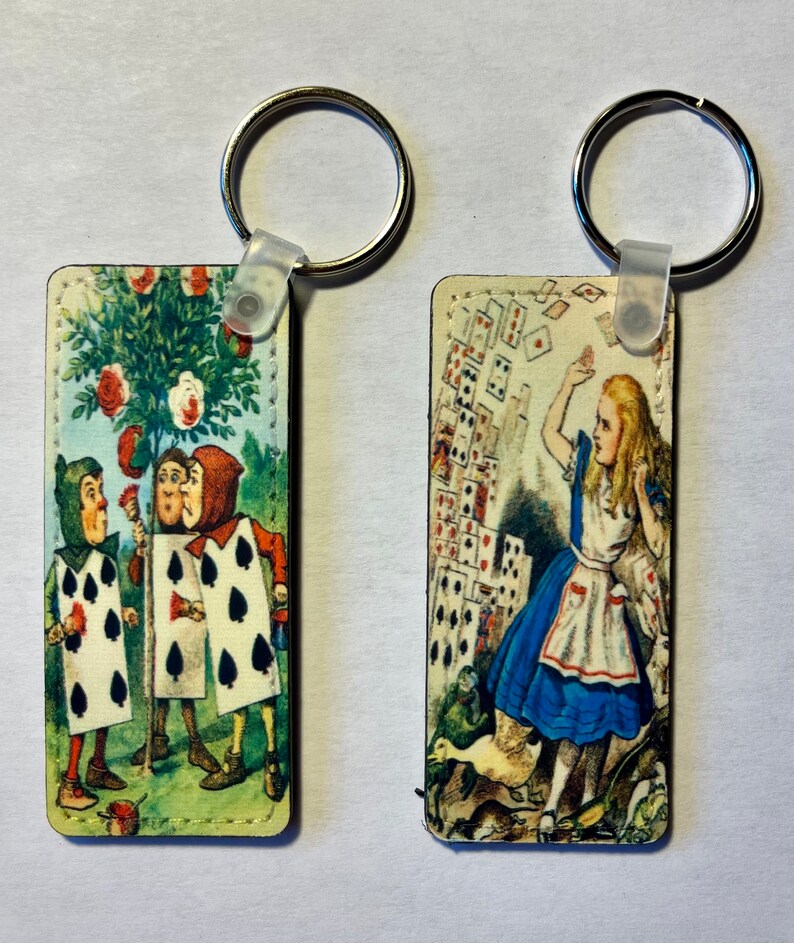 Alice in Wonderland Collection 2 Keychain - Etsy