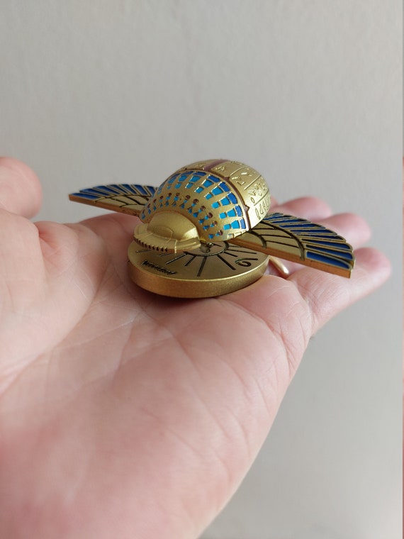 Moon Knight Scarab Compass Floating Painted | Etsy India