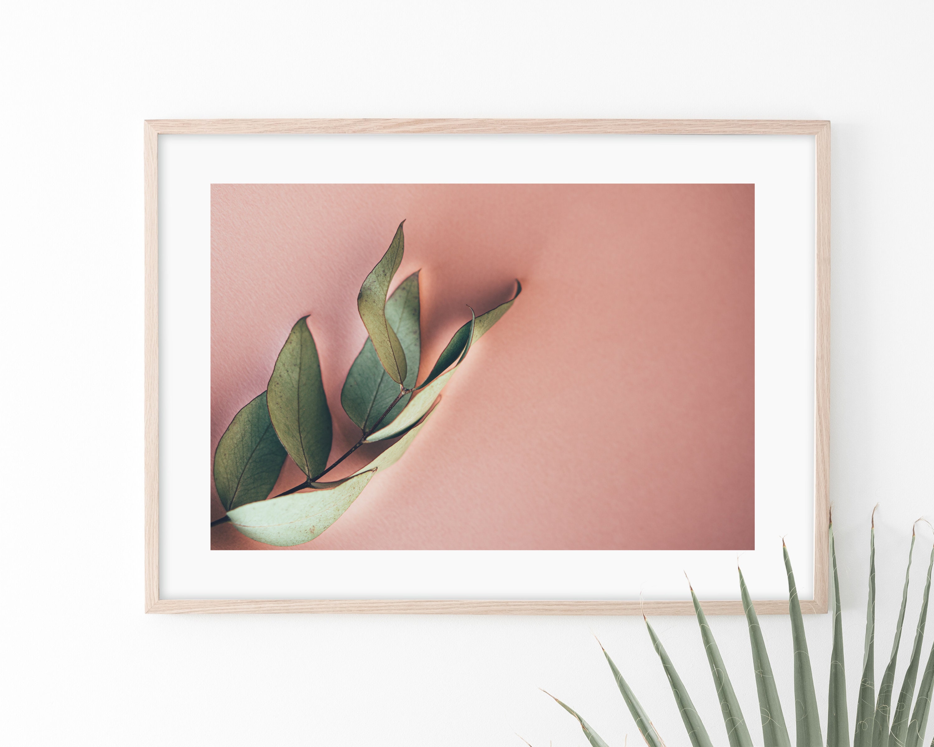 Terracotta Botanical Print, on Trend Wall Art, Minimalist Neutral ...