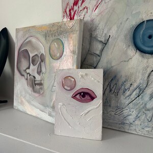 Eye Painting Original Oil Painting Eye Original Art Eye Artwork Impasto ...